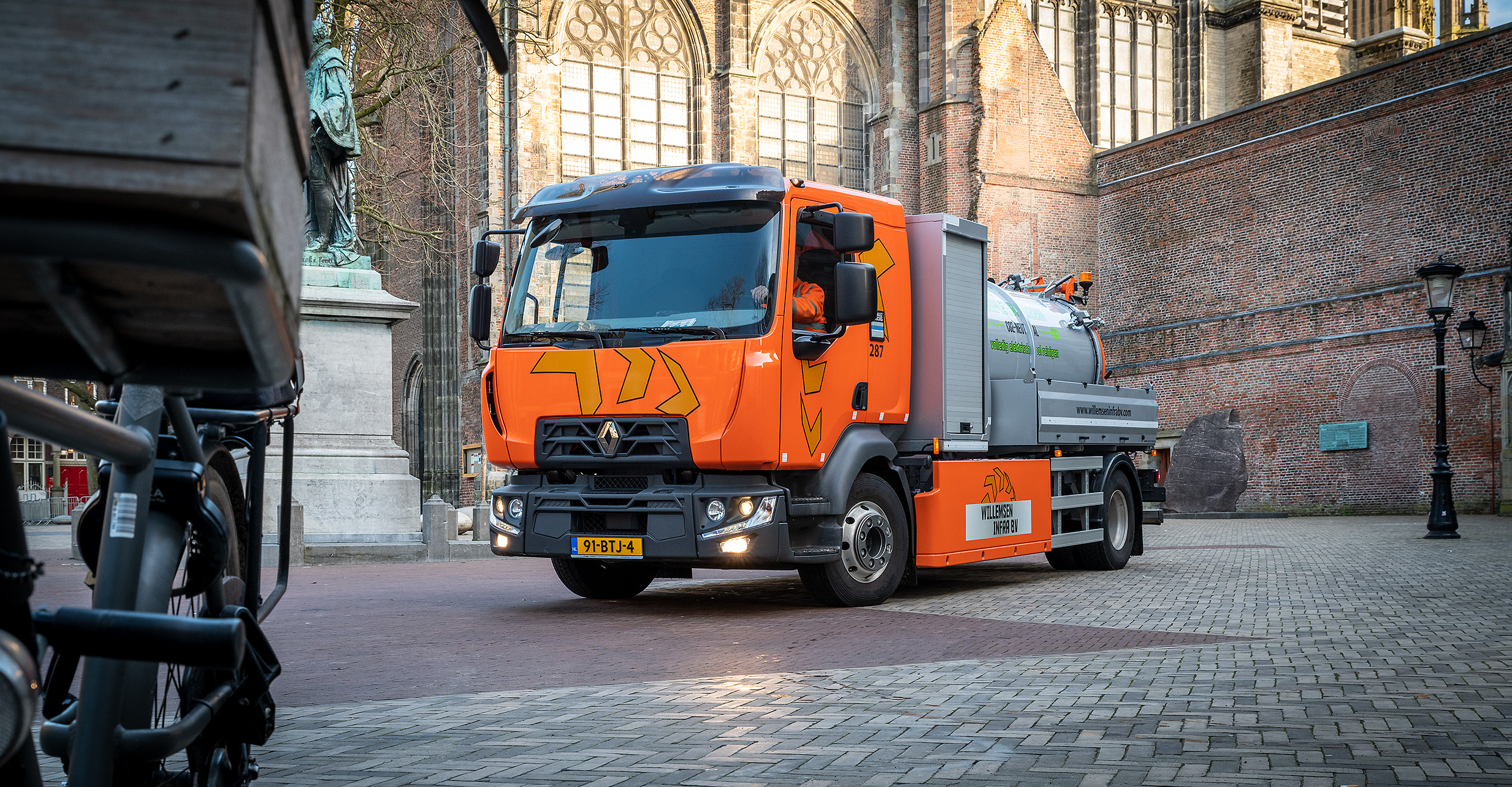 Renault Trucks E Tech D met ROM e SmartCombi PRO voor Willemsen Infra